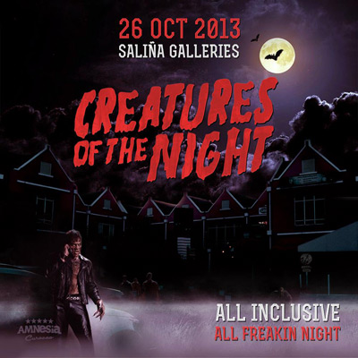 Creatures of the Night Halloween Party - Curaçao Party Guide
