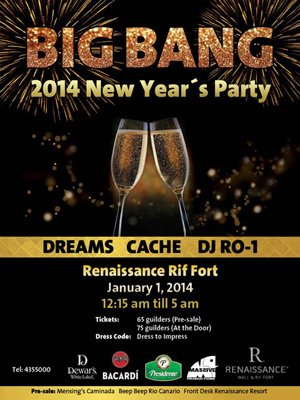 Big Bang NYE Party - Curaçao Party Guide