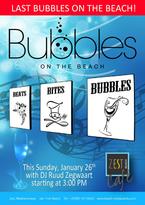 Last Bubbles on the Beach - Curaçao Party Guide