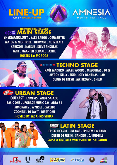 Amnesia Music Festival 2014 - Curaçao Party Guide