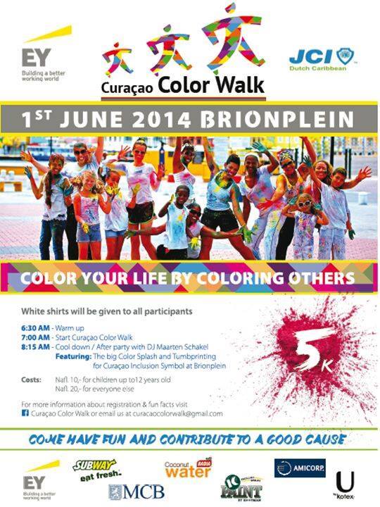 Curaçao Color Walk - Curaçao Party Guide