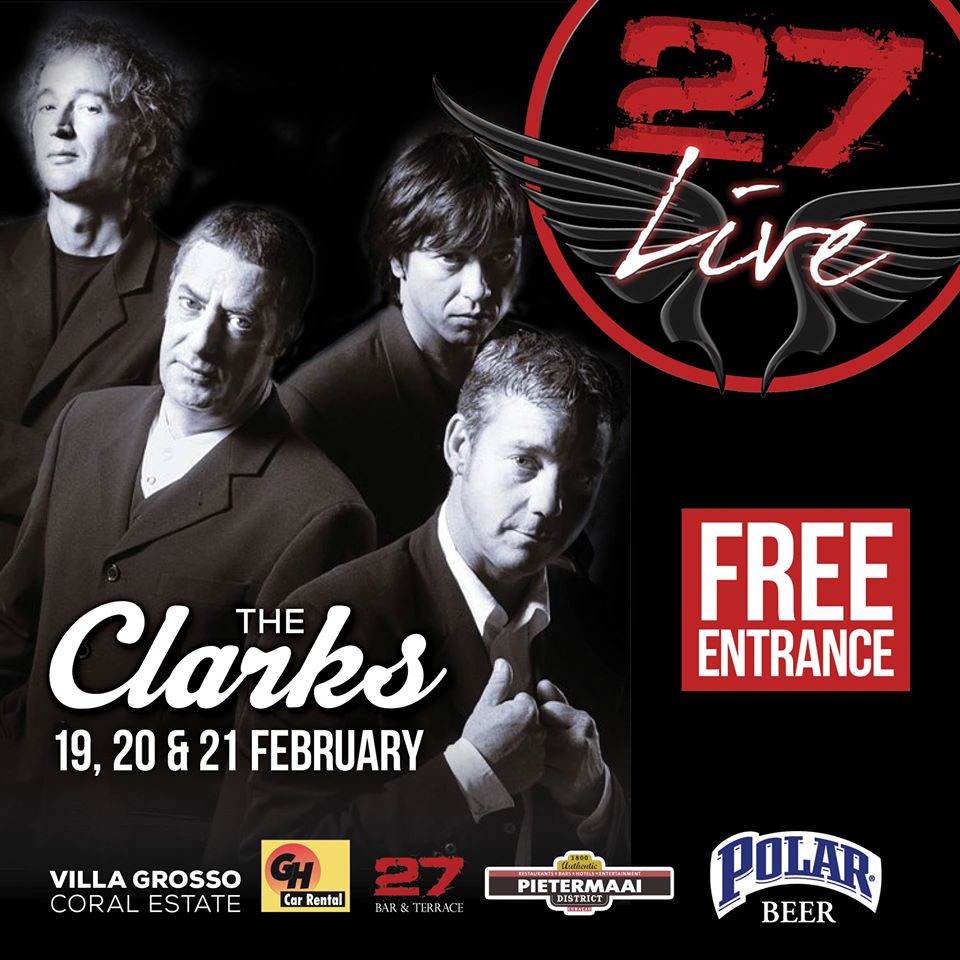 Classic Rock with The Clarks - Curaçao Party Guide