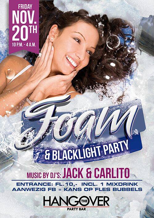 Foam & Blacklight Party - Curaçao Party Guide Foam & Blacklight Party - Curaçao Party Guide