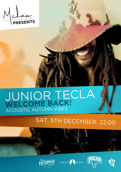 Junior Tecla - Acoustic Autumn - Curaçao Party Guide