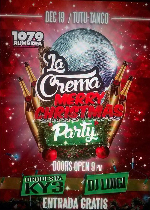 La Crema Merry Christmas Party - Curaçao Party Guide La Crema Merry Christmas Party - Curaçao Party Guide