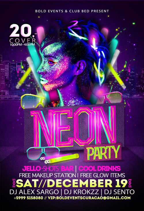 Neon Party - Curaçao Party Guide