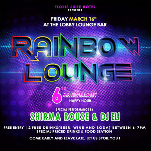 Rainbow Lounge Happy Hour with Shirma Rouse - Curaçao Party Guide
