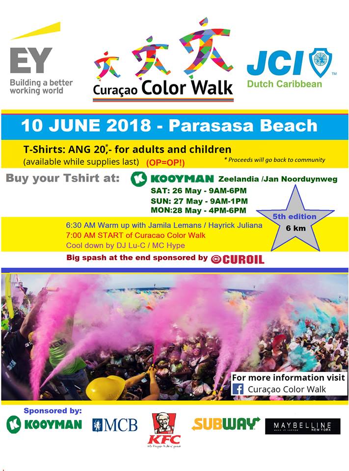 Curaçao Color Walk 2018 - Curaçao Party Guide